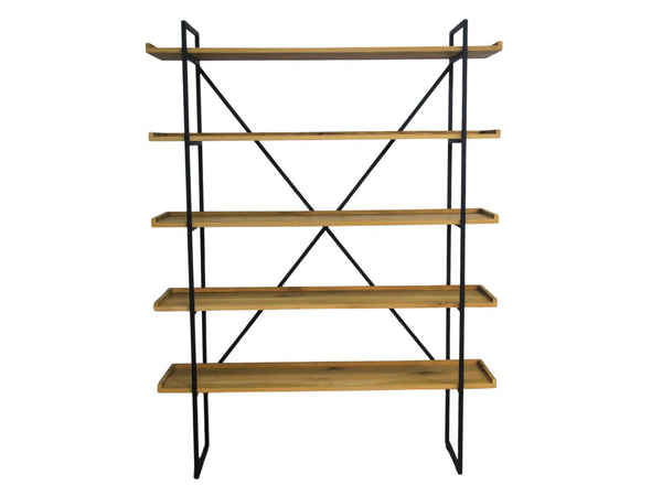 Cross Oak Bookshelf - Woodenways Decor|Furniture