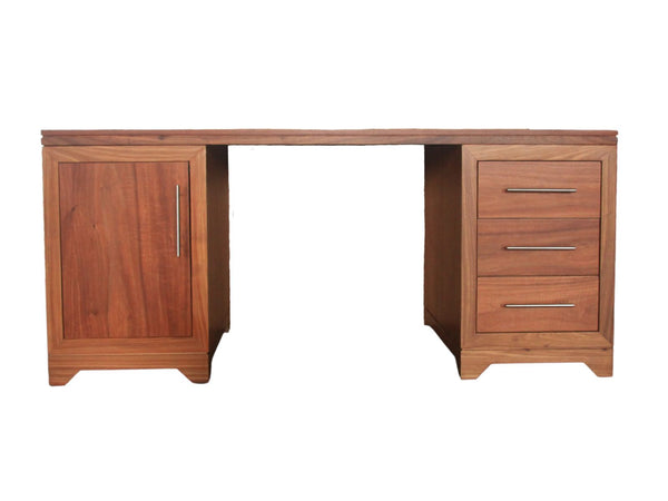 Europa Kiaat Office Desk - Woodenways Decor|Furniture